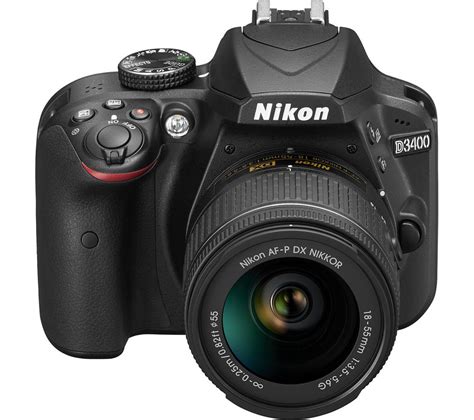 Buy NIKON D3400 DSLR Camera with DX 18-55 mm f/3.5-5.6G Lens | Free ...