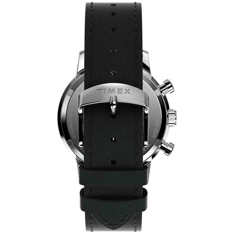 Timex Marlin Tachymeter Chronograph 40mm Silver Black
