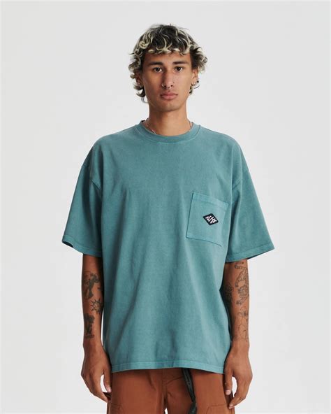 Scribble Pocket Tee Ocean