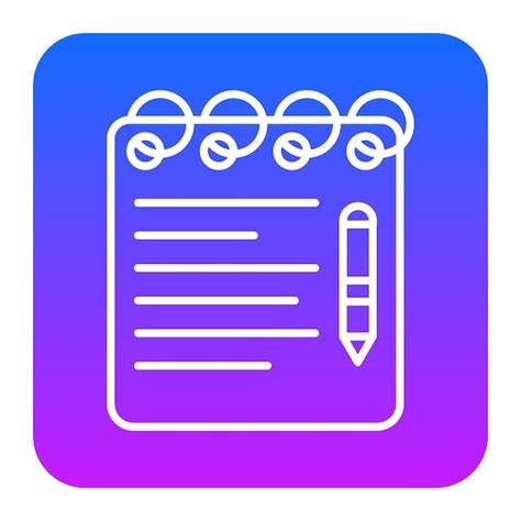 Premium Vector Notebook Vector Illustration