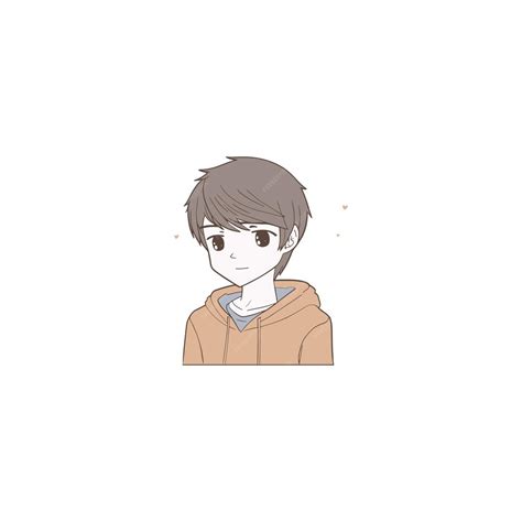 Premium Vector Kawaii Anime Boy Premium Vector Kawaii Anime Boy