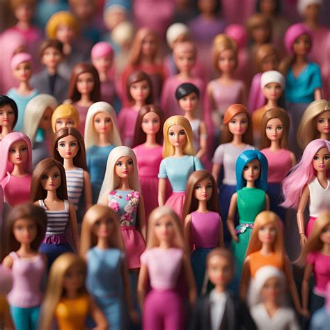 Crowd Of Barbie Dolls By Serendigity Art On Deviantart