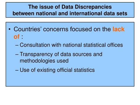 Ppt Addressing Data Discrepancies What We Found And How We Dealt With Them Powerpoint