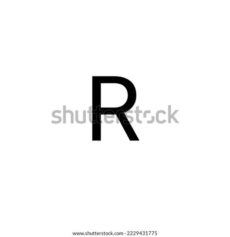 Picture Letter R White Background Stock Illustration Shutterstock