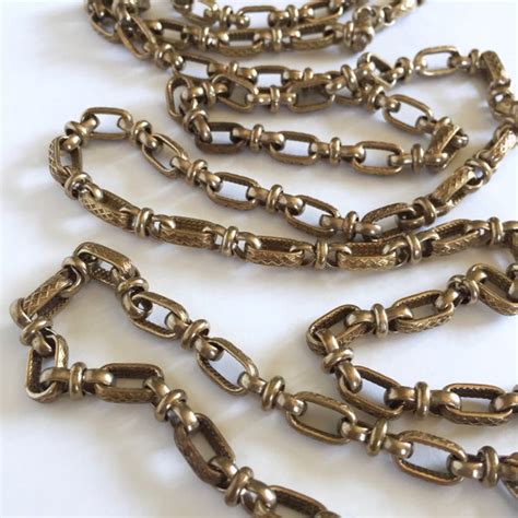 Brass Chain Etsy