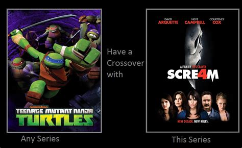 Tmnt 2012 Tiene Un Crossover Con Scream 4 2011 By Elfdragon35 On