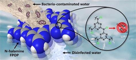 用于充氯水消毒的具有高密度 N 卤胺结构的纤维支持的杀菌多孔有机聚合物acs Applied Polymer Materials X Mol