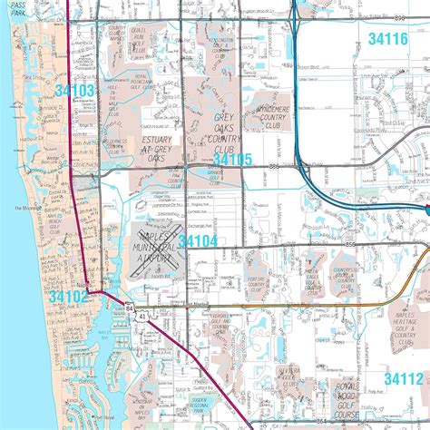 Zip Code Map Of Naples