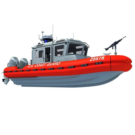 Coast Guard Defender Class Boat 3d Model Download Warship On