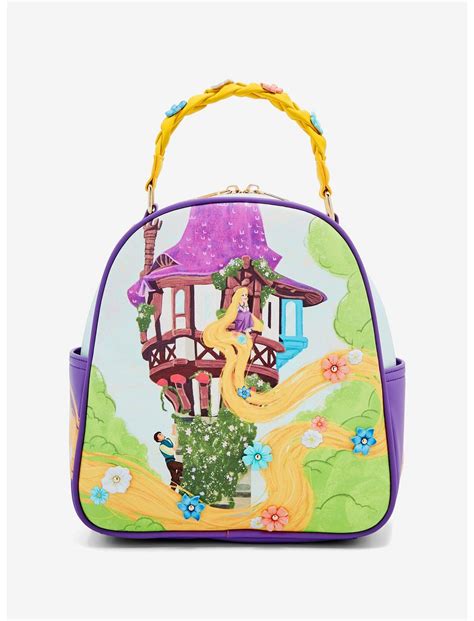 Our Universe Disney Tangled Rapunzel And Flynn Woven Mini Backpack