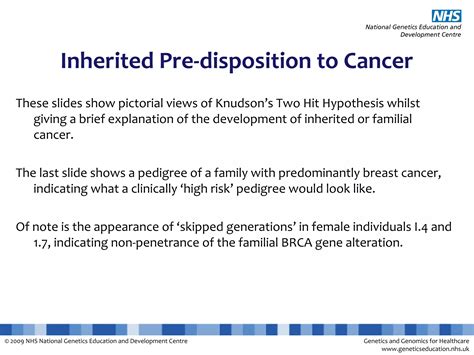Explanation Slides Knudsons 2 Hit Hypothesis Ppt