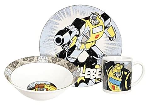 Hasbro Transformers Bumblebee Dinner Set Multicolored 3 Piece In Oman