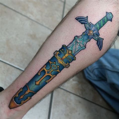 Master Sword Sword Tattoo And Swords On Pinterest