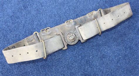Boer War British 1888 Pattern Slade Wallace Buff Leather Belt In Belts