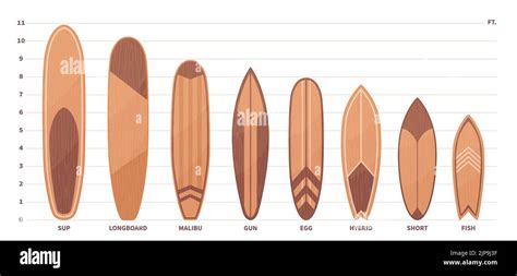 Wooden Surfboard Types Different Boards Kinds Sup Longboard And