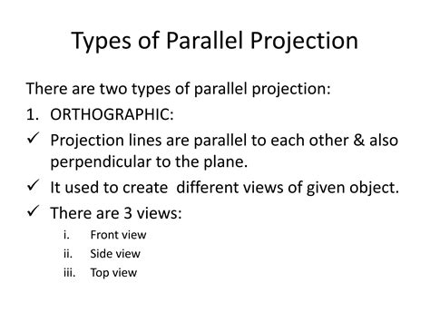 Computer Graphics Projection Pptx