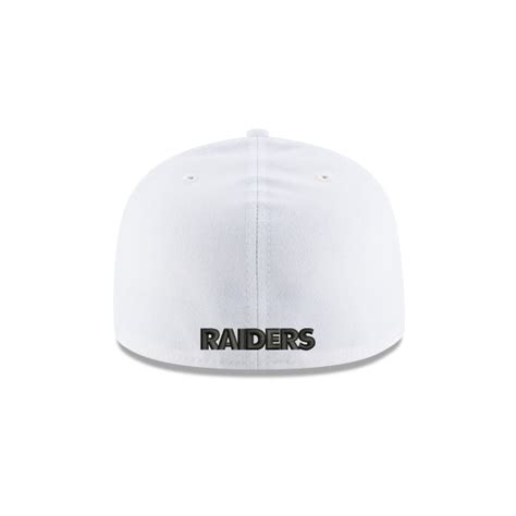 Las Vegas Raiders White 59fifty Fitted Hat New Era Cap
