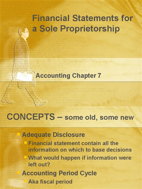 Financial Statements For A Sole Proprietorship Pdf Balance Sheet