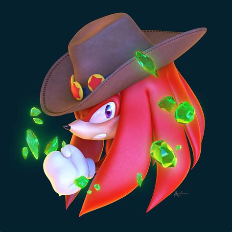 Knuckles The Echidna By Amelcore On Deviantart