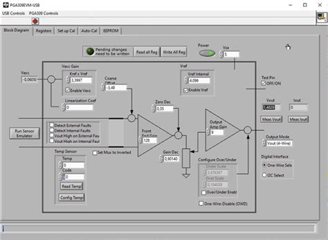 Pga309evm Usb Test Mode Eeprom Configuration Manual Vs Automatic