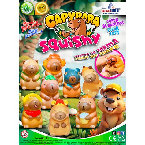Capybara Squishy 65mm Interibi
