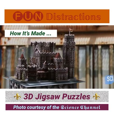 Fun Distraction How 3d Jigsaw Puzzles Are Made Library
