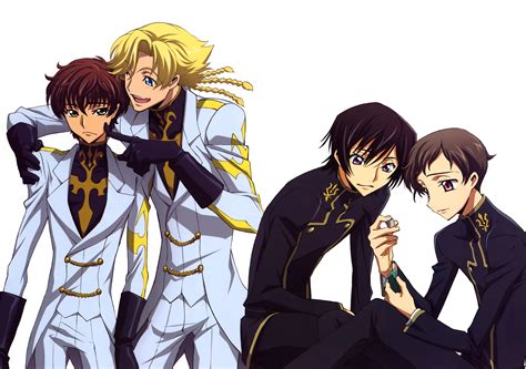Code Geass Nunnally And Rolo Rolo Lamperouge Code Geass Hangyaku No