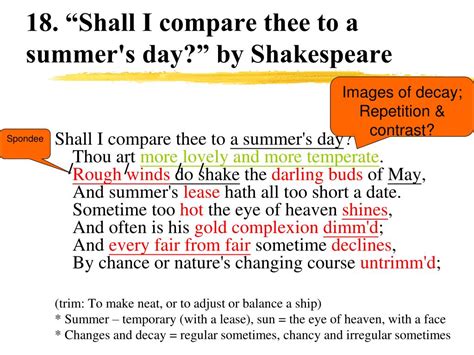 Ppt Shakespeares Sonnets Powerpoint Presentation Free Download Id