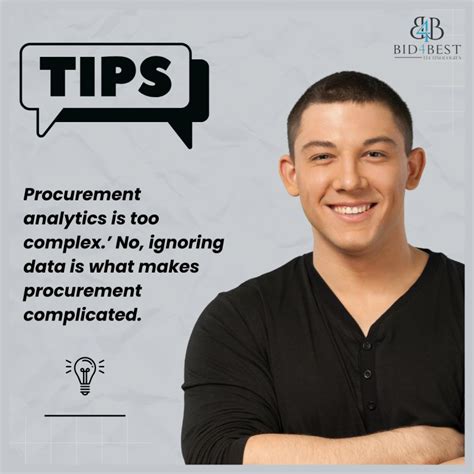 Procurementdata Nomoreexcuses Analyticsmadeeasy Techinprocurement Bid4best Technologies