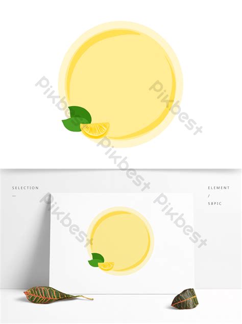 Drawing Cute Lemon Border Png Images Psd Free Download Pikbest