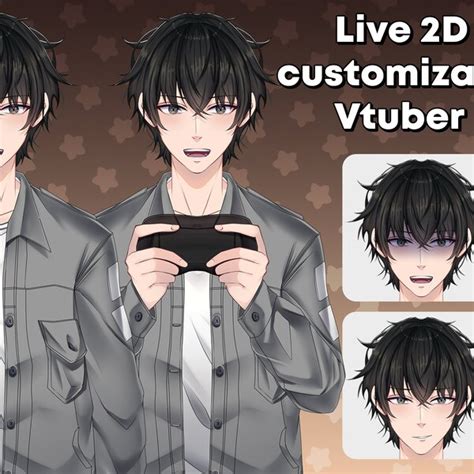 Vtuber Model Male Etsy