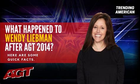 Where Is Wendy Liebman Now Here Is Her Net Worth And Latest Update After Agt Trending American