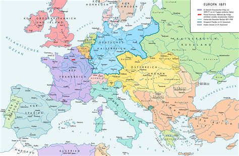 Map Of Europe In 1871 Rmapporn