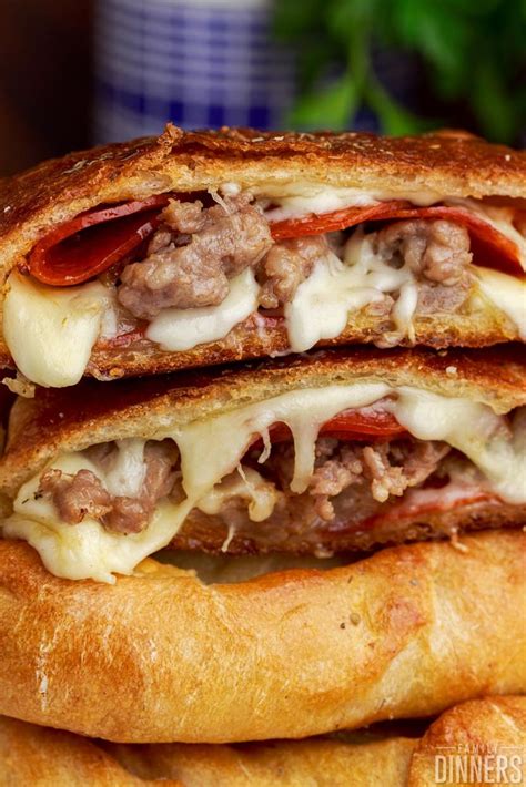 Meat Lovers Calzone How To Make A Three Meat Calzone Calzone Recipe