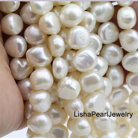 9 10mm Baroque Pearl Strandcorn Baroque Pearl Beadsbaroque Shaped