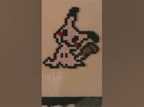 Perler Beads Timelapse Mimikyu Pokémon Pixel Art Youtube