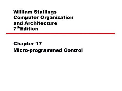 Ppt William Stallings Computer Organization And Architecture 7th Edition Powerpoint