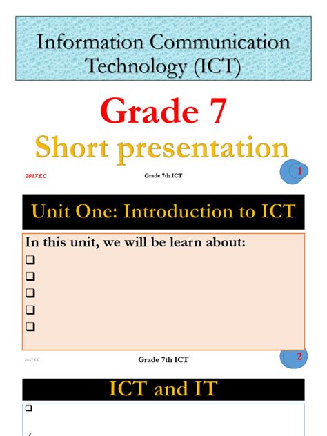 Ict Concepts For Grade 7 Students Pdf Computer Data Storage Byte