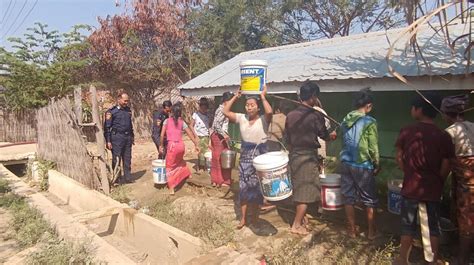 ဥတ္တရသီရိမြို့နယ်၊ မင်းကုန်းကျေးရွာအုပ်စု၊ မီးလောင်ကုန်းကျေးရွာ အိမ်ခြေ