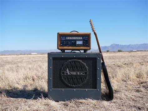 Custom 5 Watt Akai Echo Lux Tube Amp Head W Spring Reverb And Reverb
