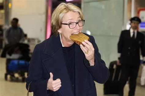 Emma Thompson Eats Cake As She Insists Her Anti Brit Remarks Were Just