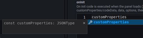 Dynamically Update The Codedatacustomproperties Type In Oninitonrender Code · Issue 116