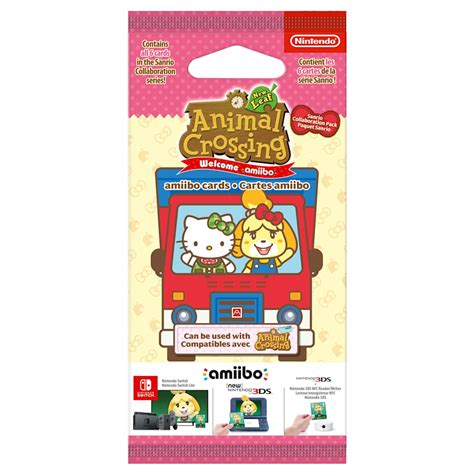 Animal Crossing New Leaf Sanrio Amiibo Kaartenpakket My Nintendo Store
