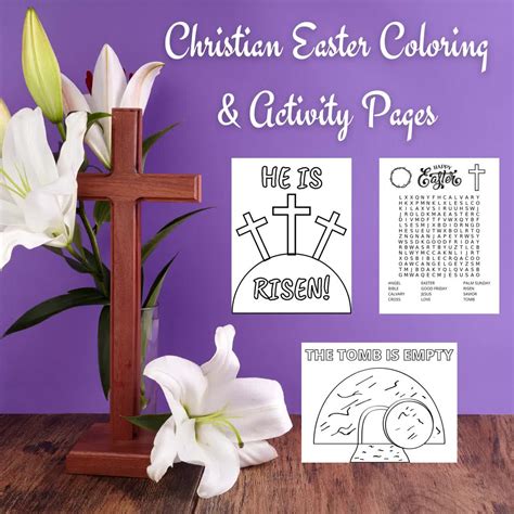 Christian Easter Coloring Pages Religious Easter Coloring Pages To