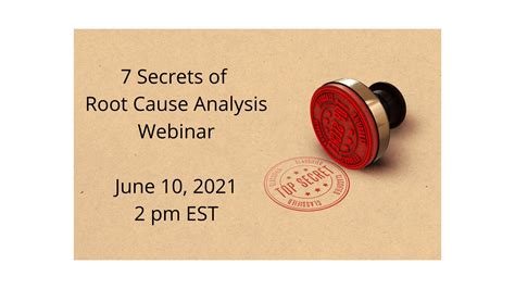 Free Webinar Perform An Effective Root Cause Analysis Rtaproot