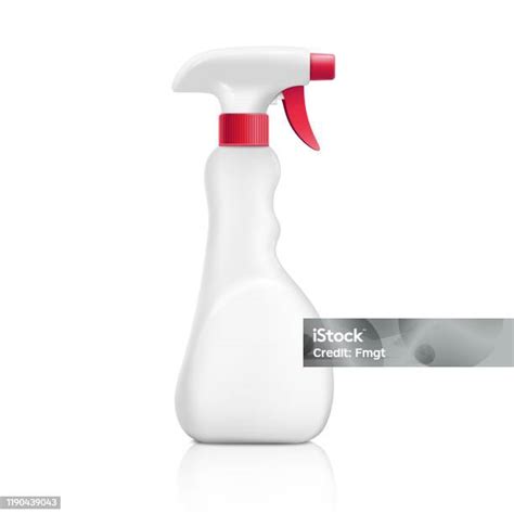 흰색 빈 플라스틱 스프레이 세제 병 흰색 배경에 격리 템플릿 모형 컬렉션을 패키징합니다 클리핑 포함 0명에 대한 스톡 벡터 아트 및 기타 이미지 Istock