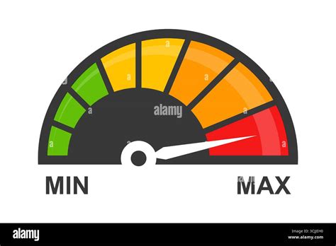 Gradient Scale From Green To Red Showing Car Speed Levels Car