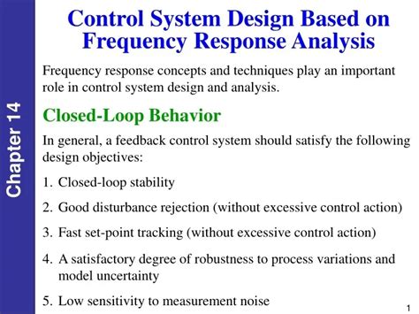 Ppt Control System Design Based On Frequency Response Analysis