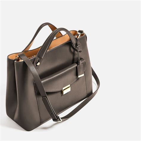 Basic City Bag View All Bags Woman Zara United States Bags Leather