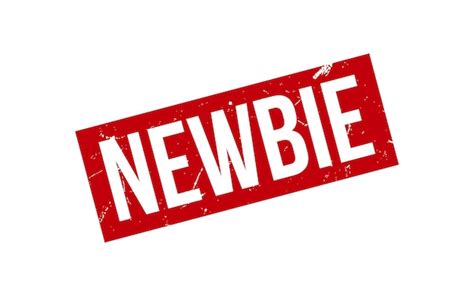 Newbie Rubber Stamp Seal Vector Premium Vector